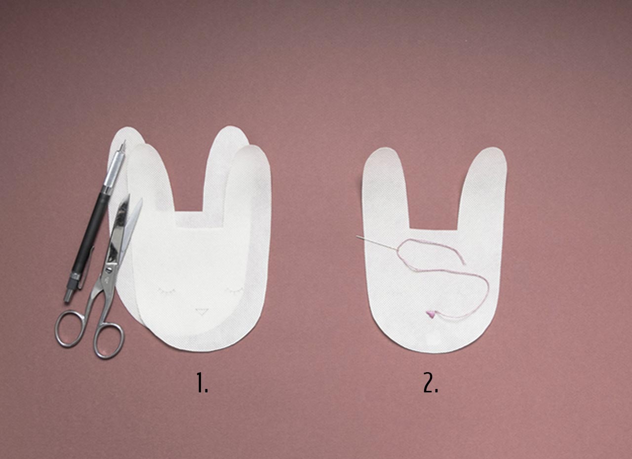 A cute DIY Bunny Pouch for Easter | (NØ)NARRATIVE-LINES