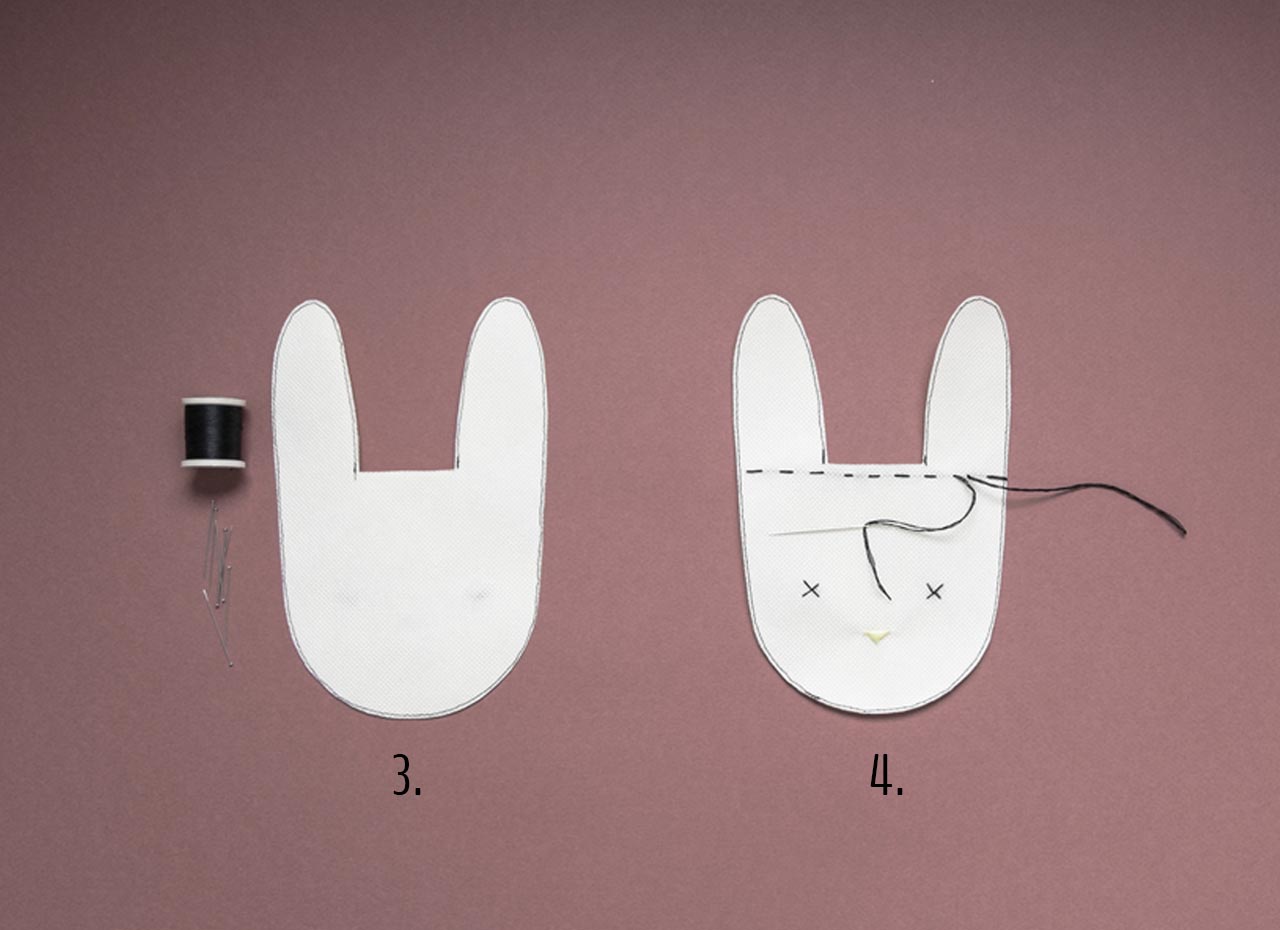 A cute DIY Bunny Pouch for Easter | (NØ)NARRATIVE-LINES