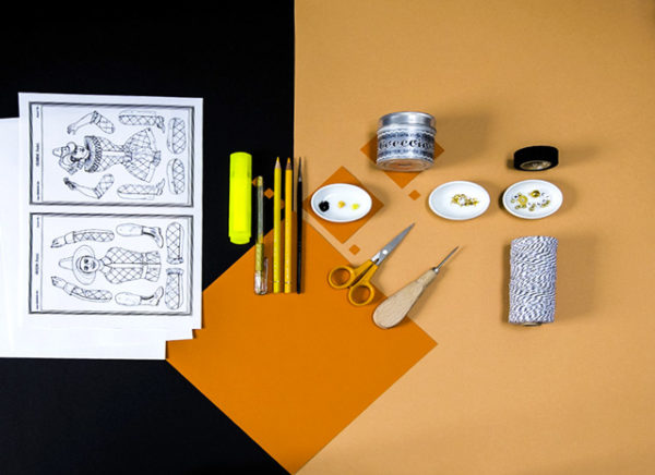 Learn how to make a paper jumping jack flat puppet | (NØ)NARRATIVE-LINES